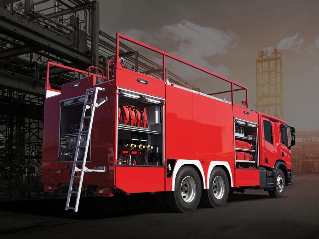 6x4 Industrial Pumper - Bristol Fire Engineering Industries